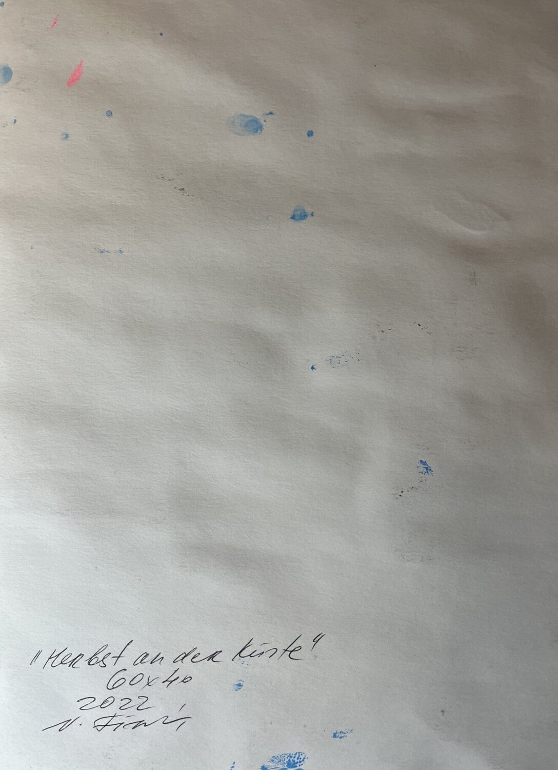 Herbst an der Küste by Vera Fischer (2022) : Painting Gouache, India ...