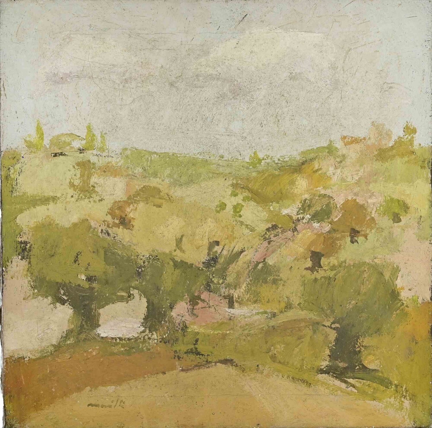 Landscape de Franco Marzilli (N.D): Pintura Óleo - Singulart