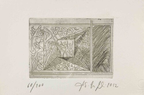 Abstract Composition de Fausto Maria Franchi (2012): Impresión Grabado ...