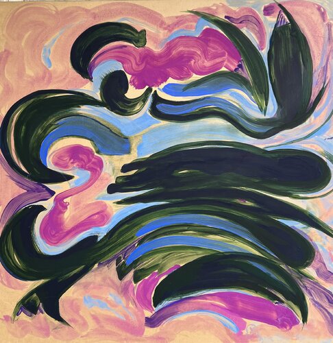 NR 839/24 by Inge Boesken Kanold (2024) : Other Media Acrylic, Pigments ...