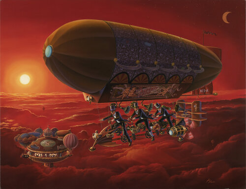 Boys Night Out de Ken Dewar (2004): Pintura Óleo en Lienzo - Singulart