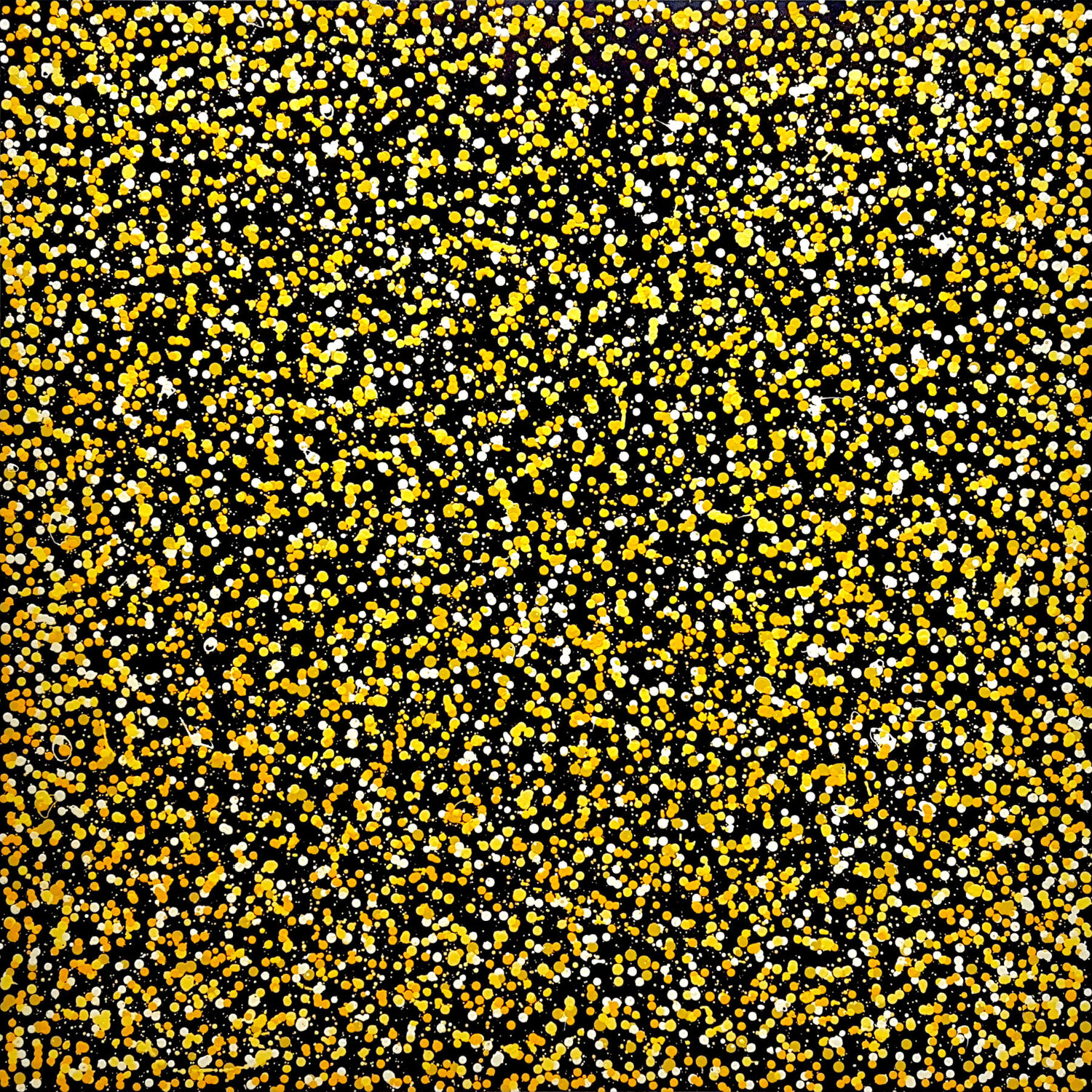 Pollen 2 122cm x 122cm by DEBORAH LANG (2024) : Painting Acrylic, Spray ...