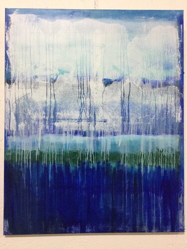 LARMES DE SANG by Mikette Pharamond (2020) : Painting Acrylic on Canvas ...