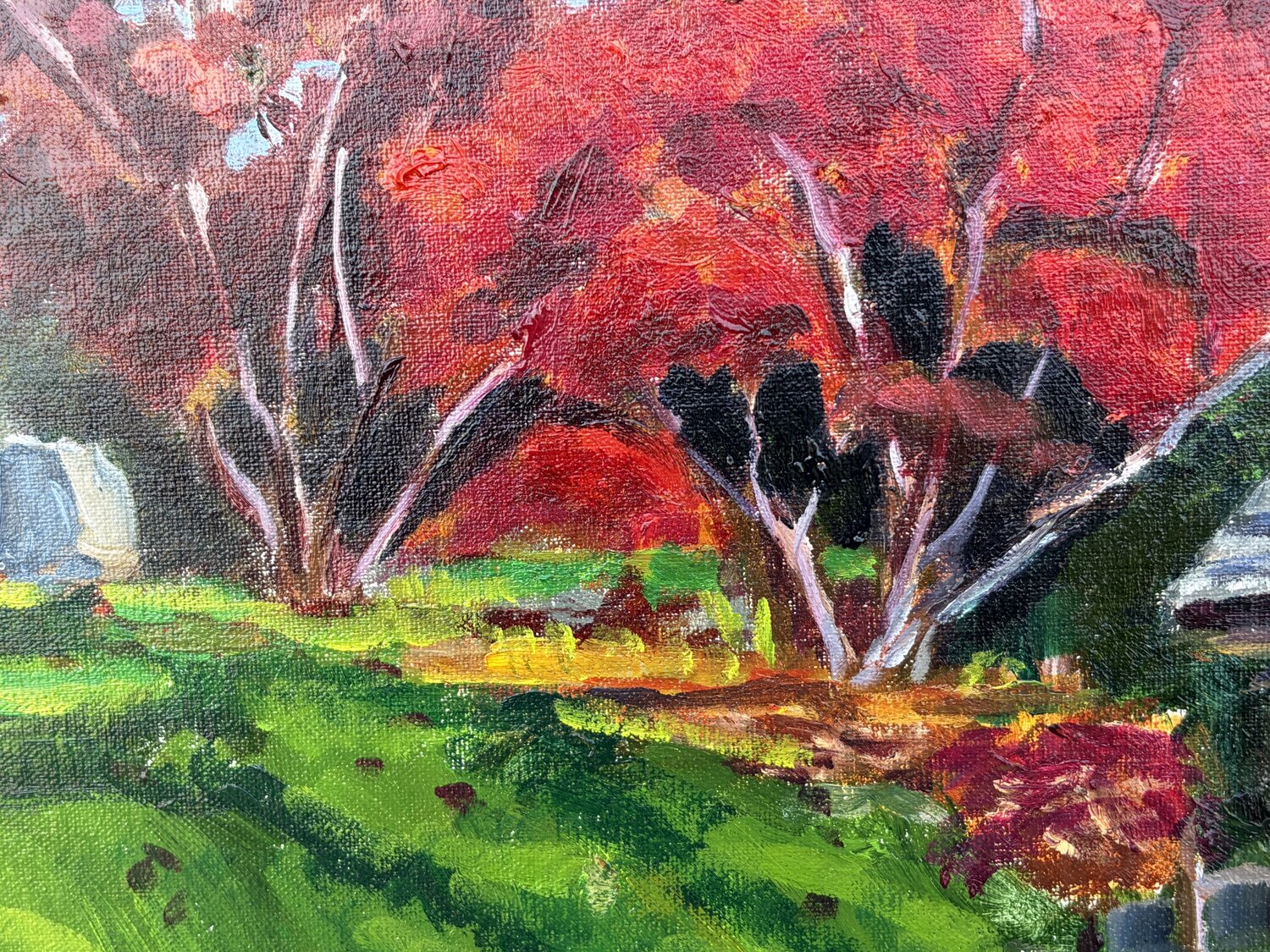 Junko's Garden de Mike Haubenstock (2022) : Peinture Huile sur Toile ...