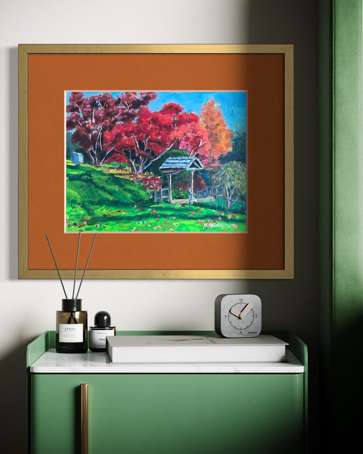 Junko's Garden de Mike Haubenstock (2022) : Peinture Huile sur Toile ...