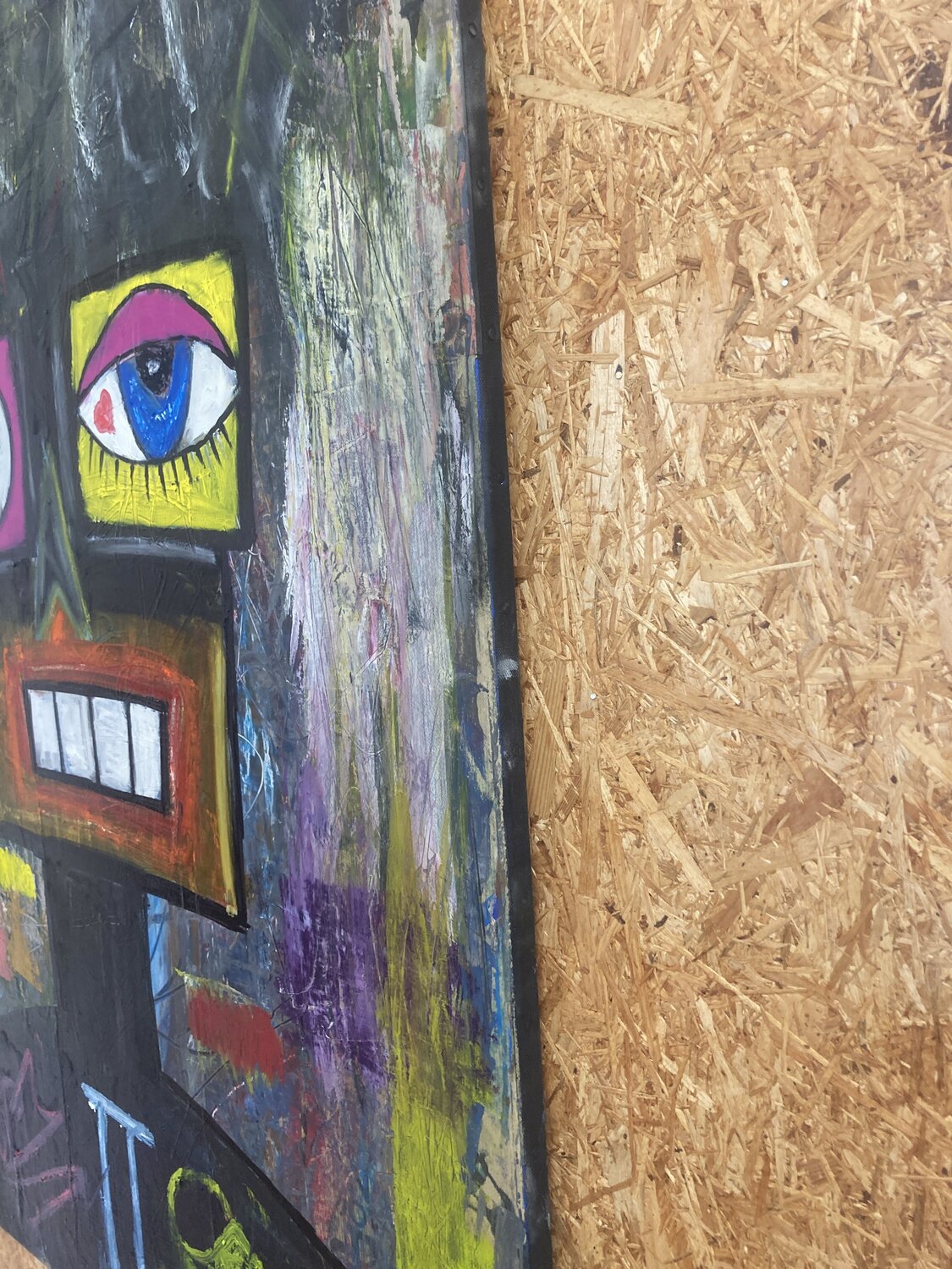 Le coeur dans l'oeil de Eric Doisy (2025): Pintura Acrílico, Fieltro en ...