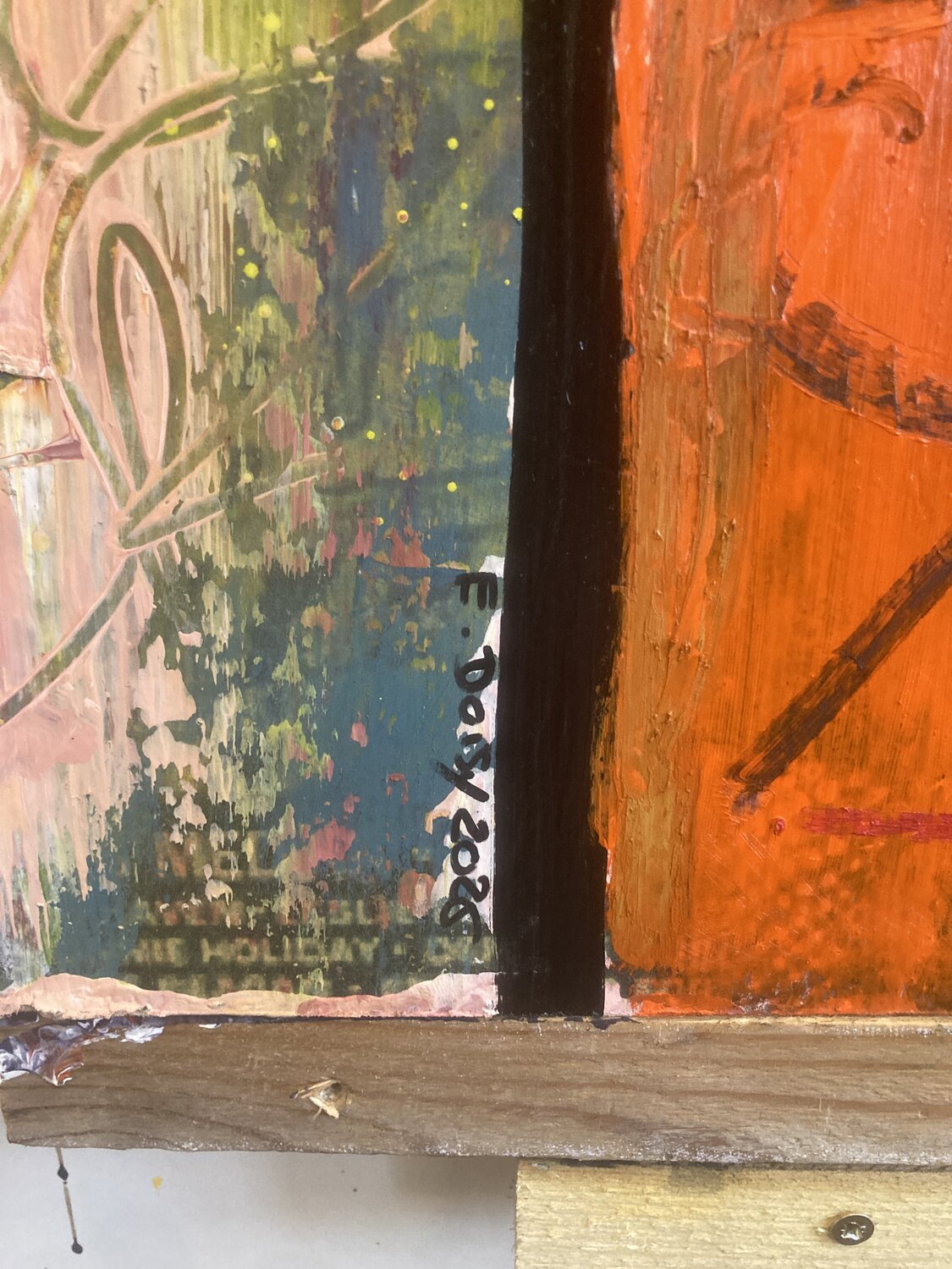 Fracture by Eric Doisy (2026) : Painting Acrylic, Oil on Wood - Singulart