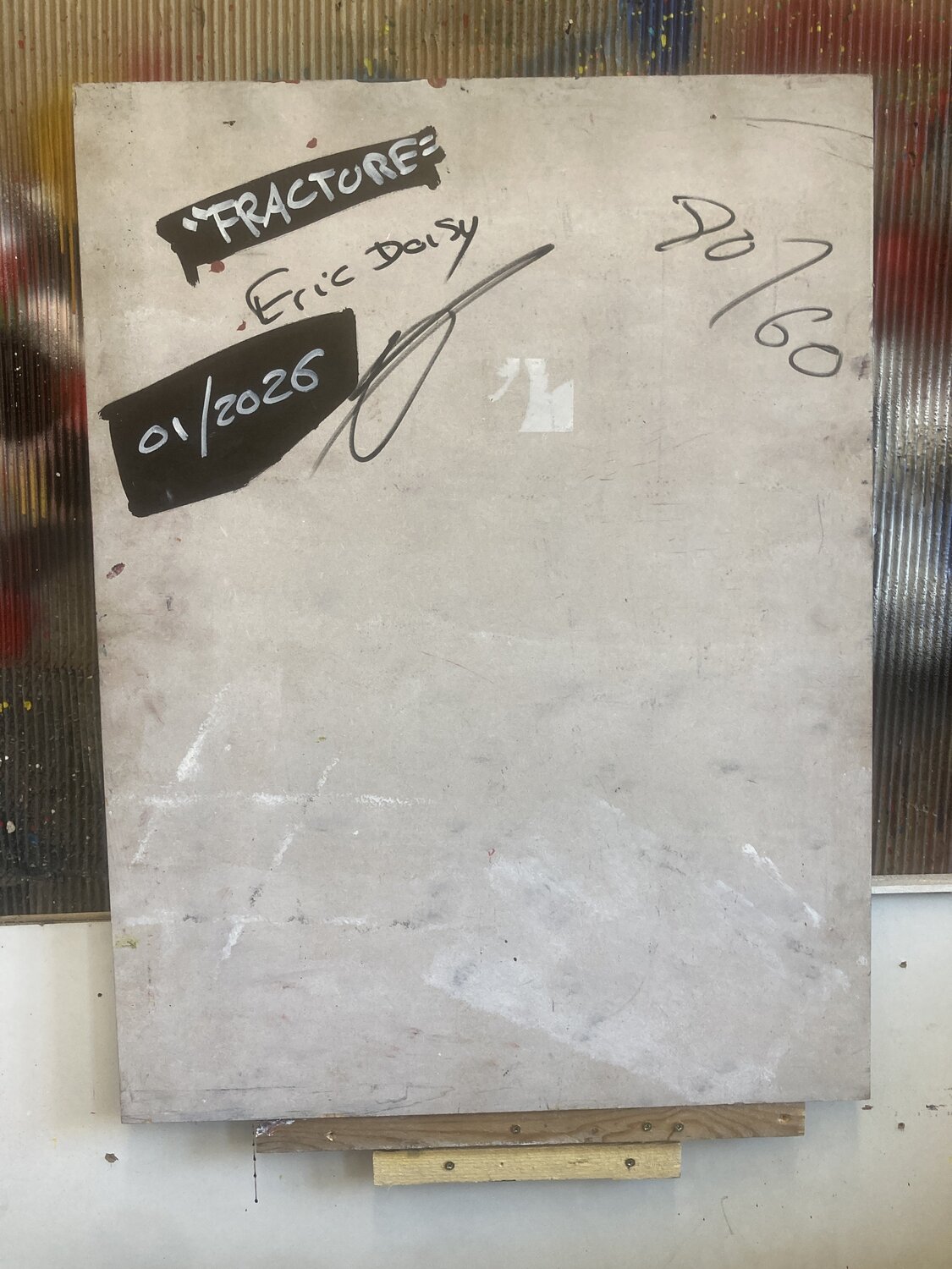 Fracture by Eric Doisy (2026) : Painting Acrylic, Oil on Wood - Singulart