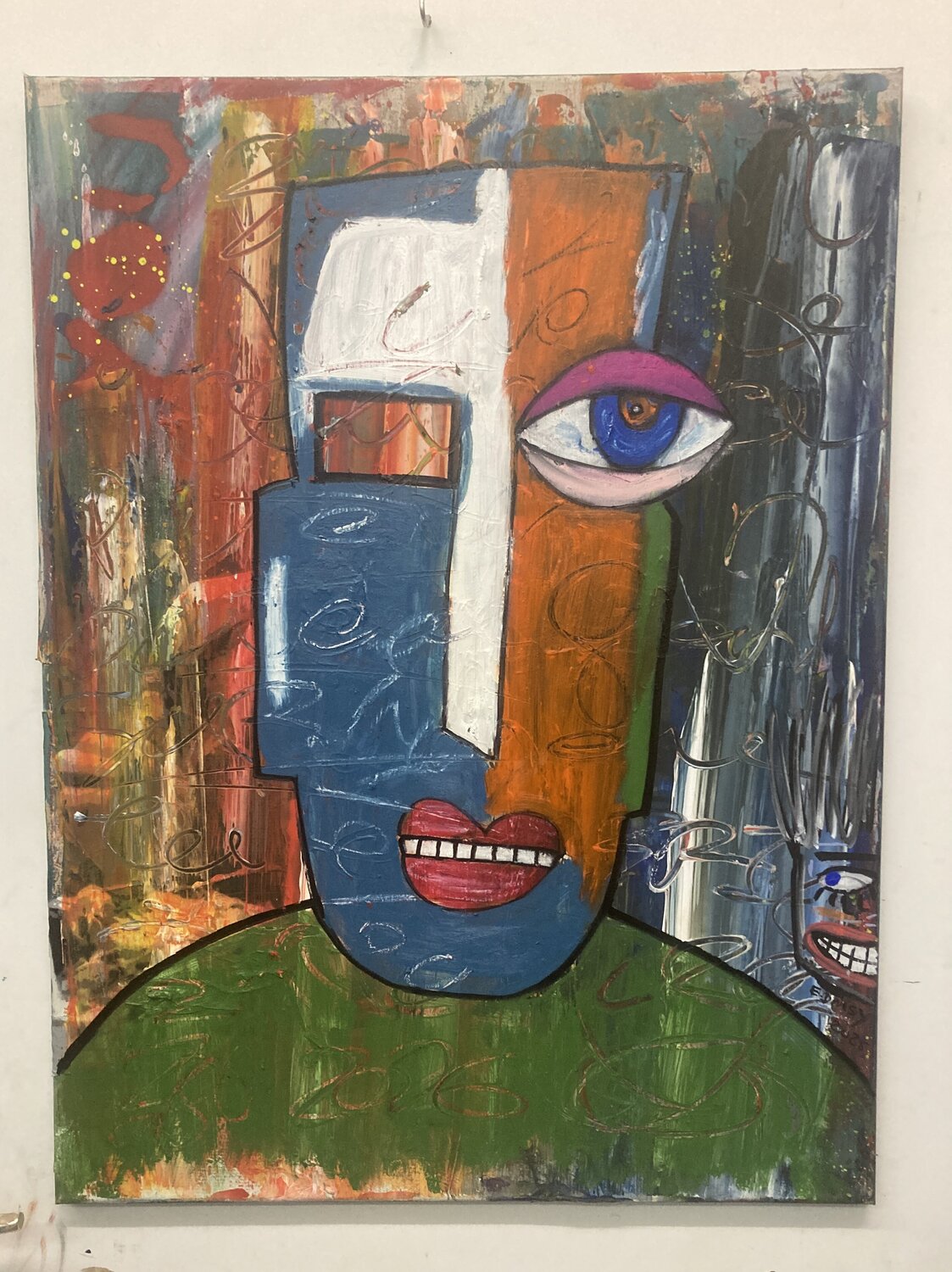 L'oeil qui reste by Eric Doisy (2026) : Painting Acrylic, Oil on Canvas ...