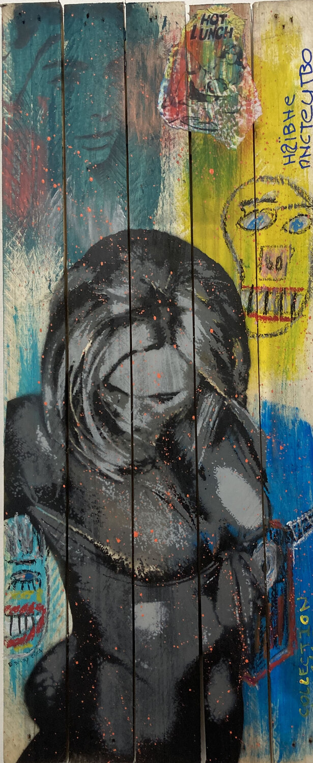 Body by Eric Doisy (2024) : Painting Acrylic, Graffiti on Wood - Singulart