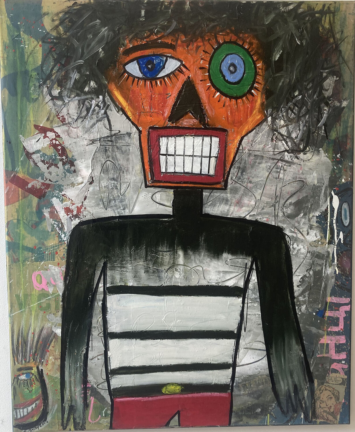 Le poids du dedans de Eric Doisy (2025): Pintura Acrílico, Graffiti en ...