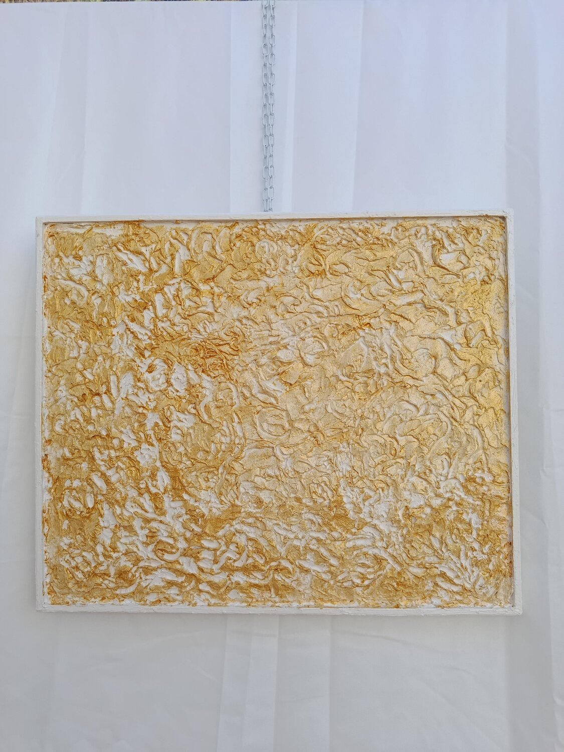 FLORA AUREA door Mario Caprio (2025) : Schilderij Acryl, Krijt op Hout ...