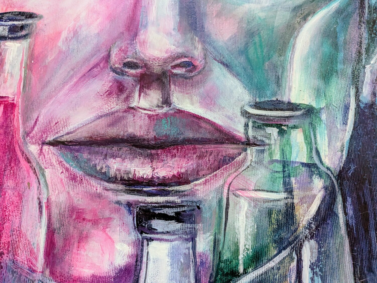 Essenz by Edeltraud Steurer (2026) : Painting Acrylic, India Ink on ...