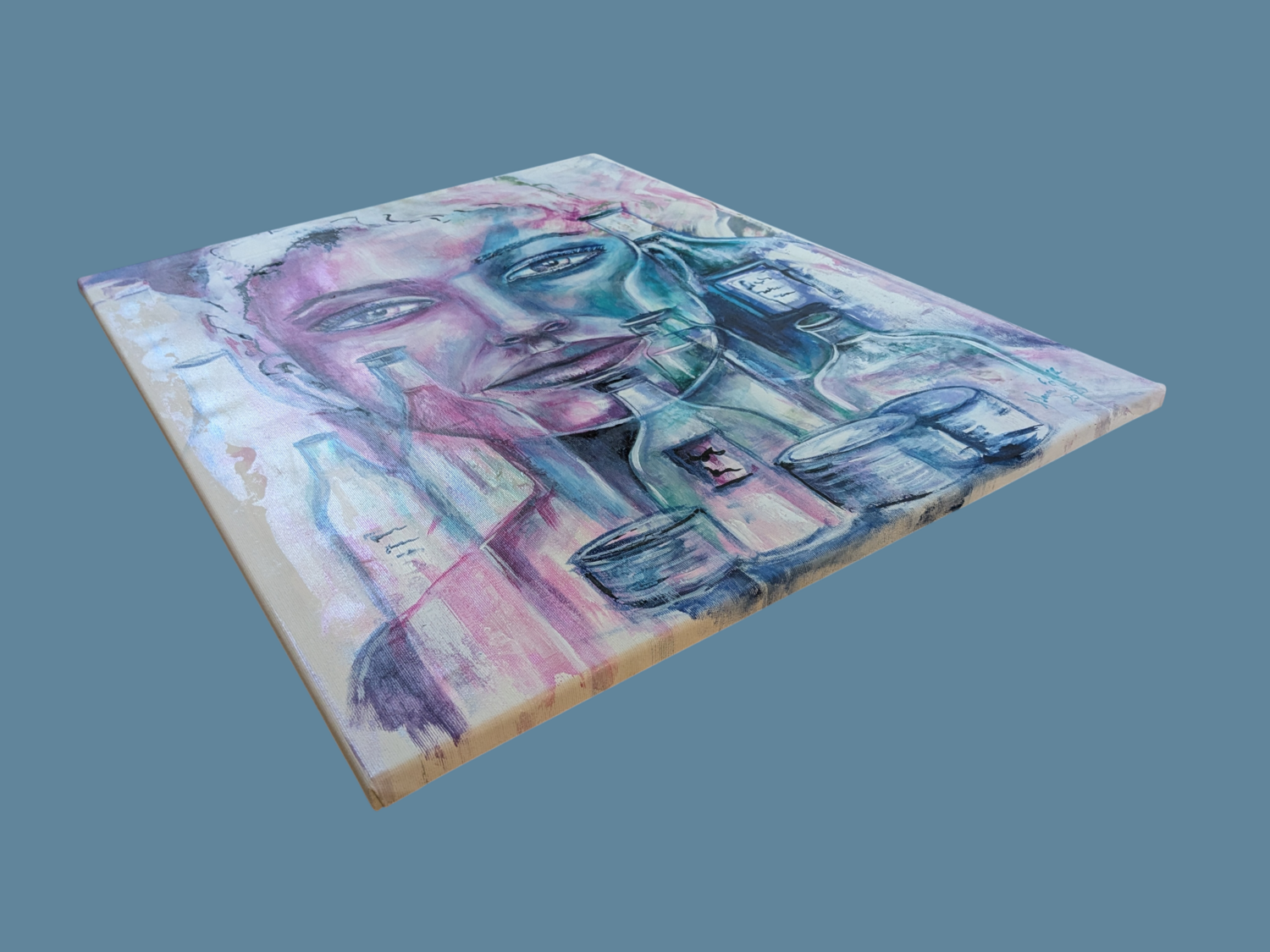 Essenz by Edeltraud Steurer (2026) : Painting Acrylic, India Ink on ...