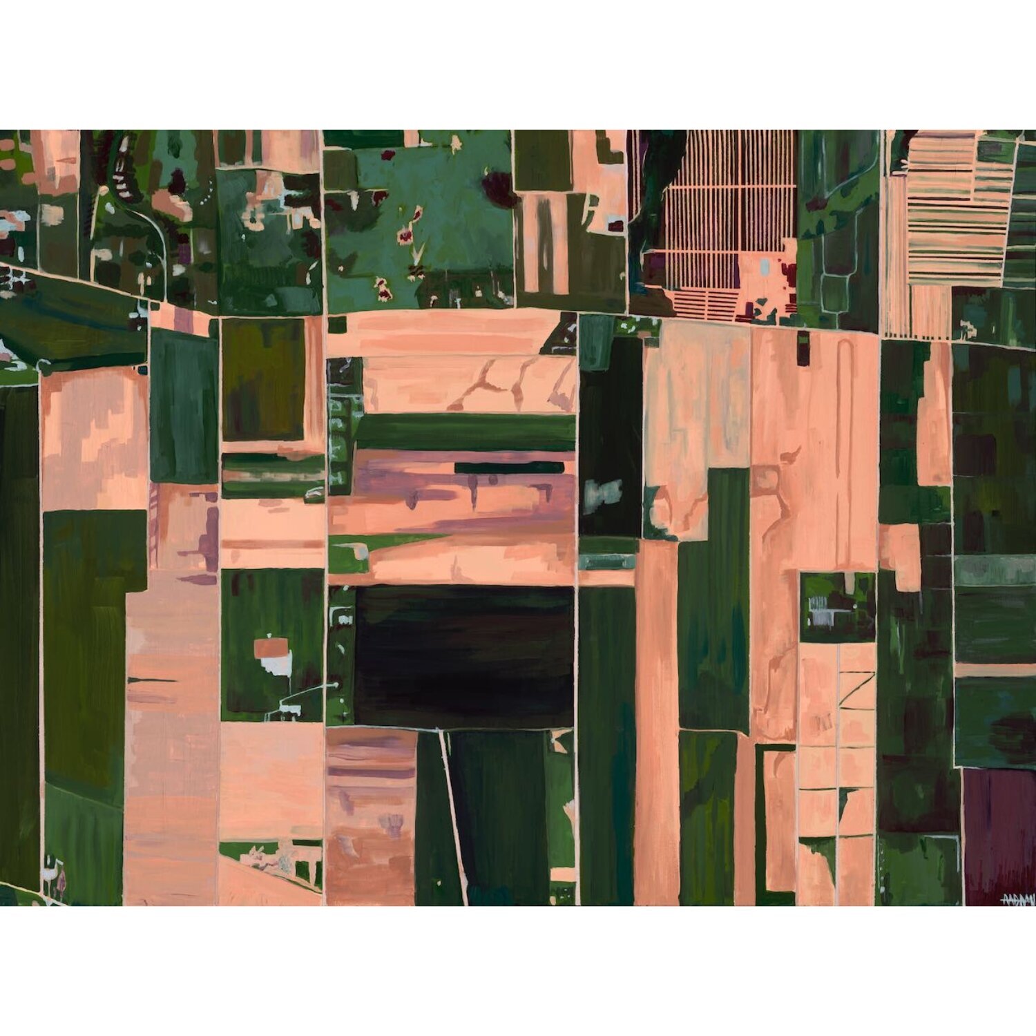 FROM ABOVE: Prince Edward Island de Anna Adams (2025): Pintura Acrílico ...