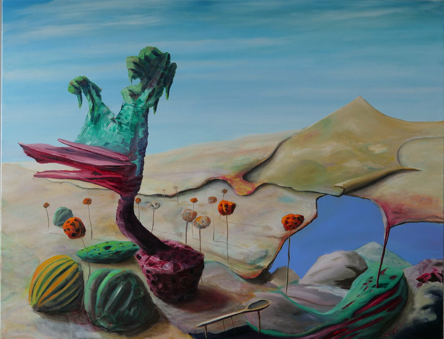 origami by Mocx Dabbert (2022) : Painting Oil on Canvas - Singulart