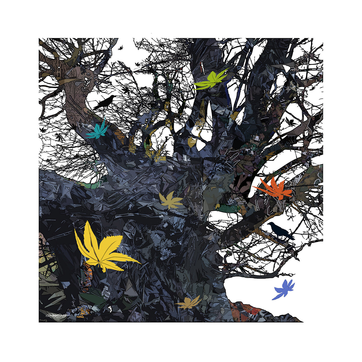 Whispers of Autumn di Gregory Joy (2025): Digitale a Digitale su Carta - Singulart