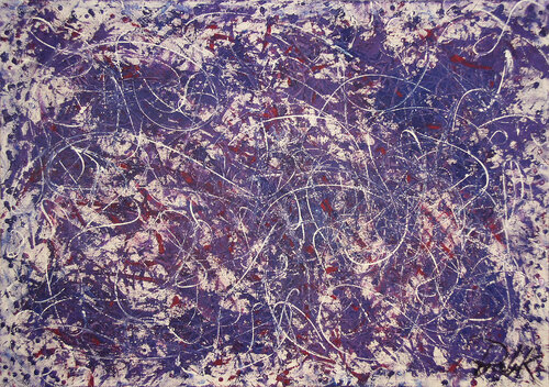 catharsis, white waveform de Filip Pavlik (2011): Pintura Acrílico, Óleo en Lienzo - SINGULART