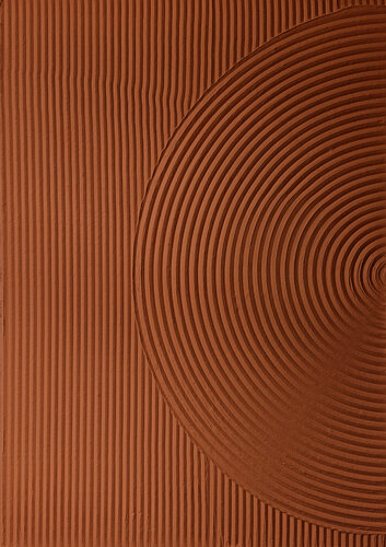 " Red Field 4 " High textured abstract red acrylic art de Yana Sagan ...