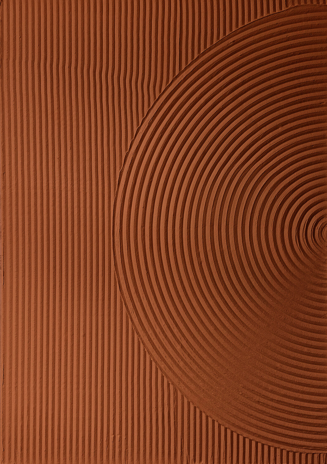 " Red Field 4 " High textured abstract red acrylic art de Yana Sagan ...