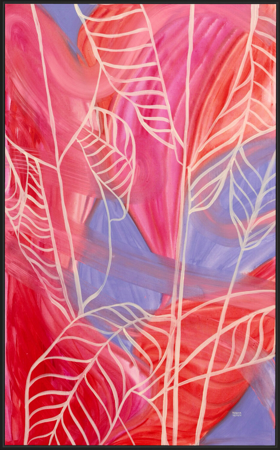 Dance of the Leaves de Brigitta Nemeth (2019): Pintura Acrílico en ...