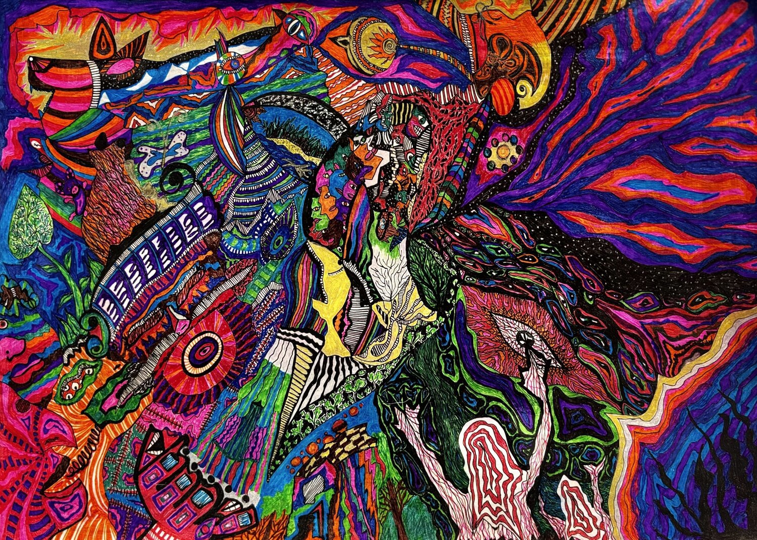 The Mind's Storm de HANSA SETHI (2025): Obra en papel Tinta en Papel ...