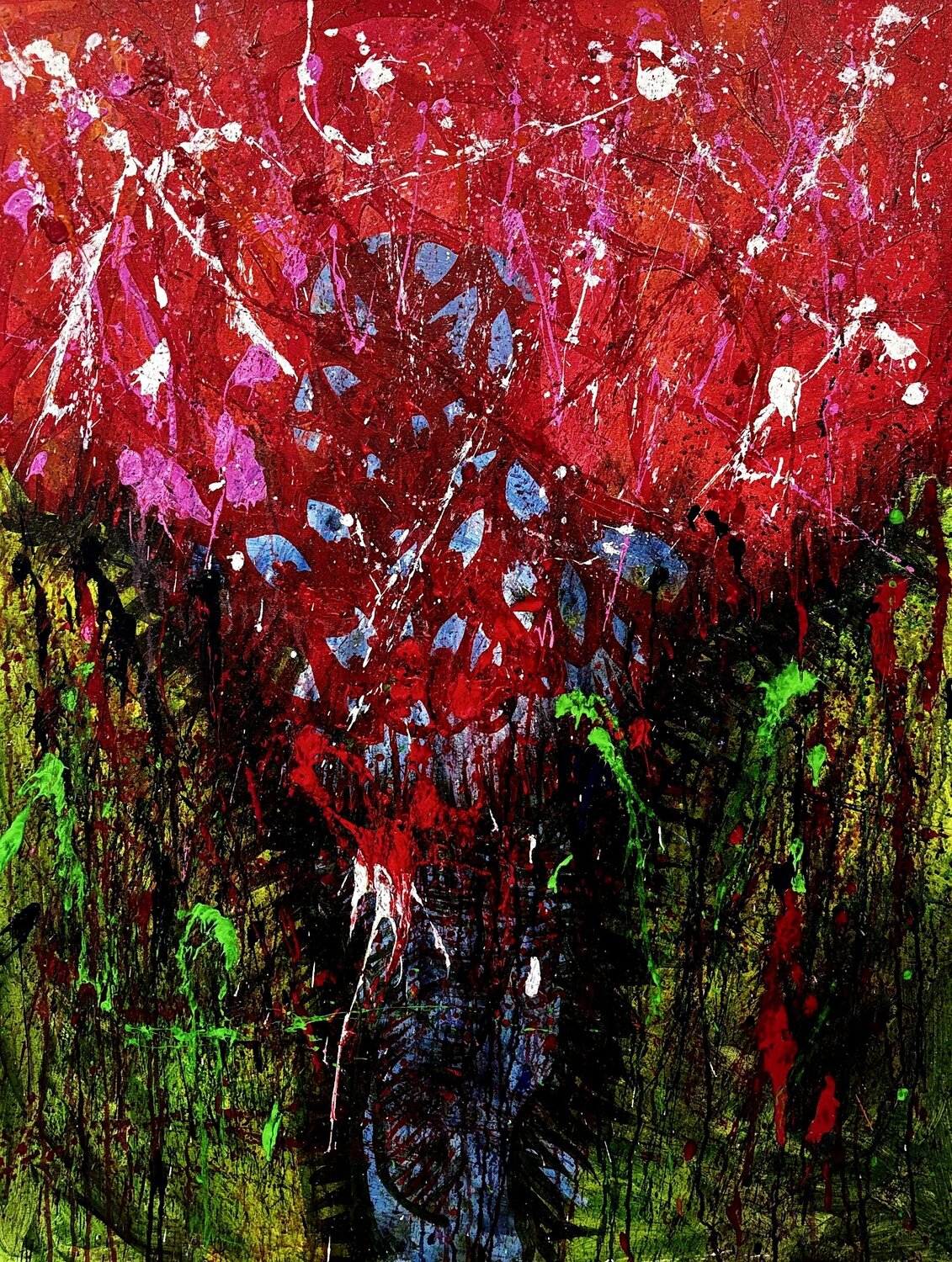 Rosie de HANSA SETHI (2025): Pintura Acrílico en Lienzo - Singulart