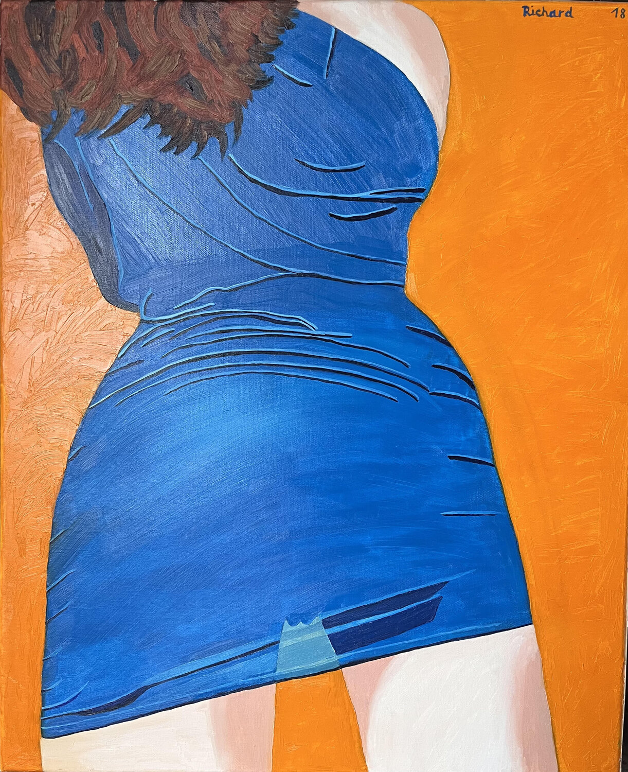 "DU BOUT DES LÈVRES" de Jacques Richard (2018): Pintura Óleo en Lienzo ...