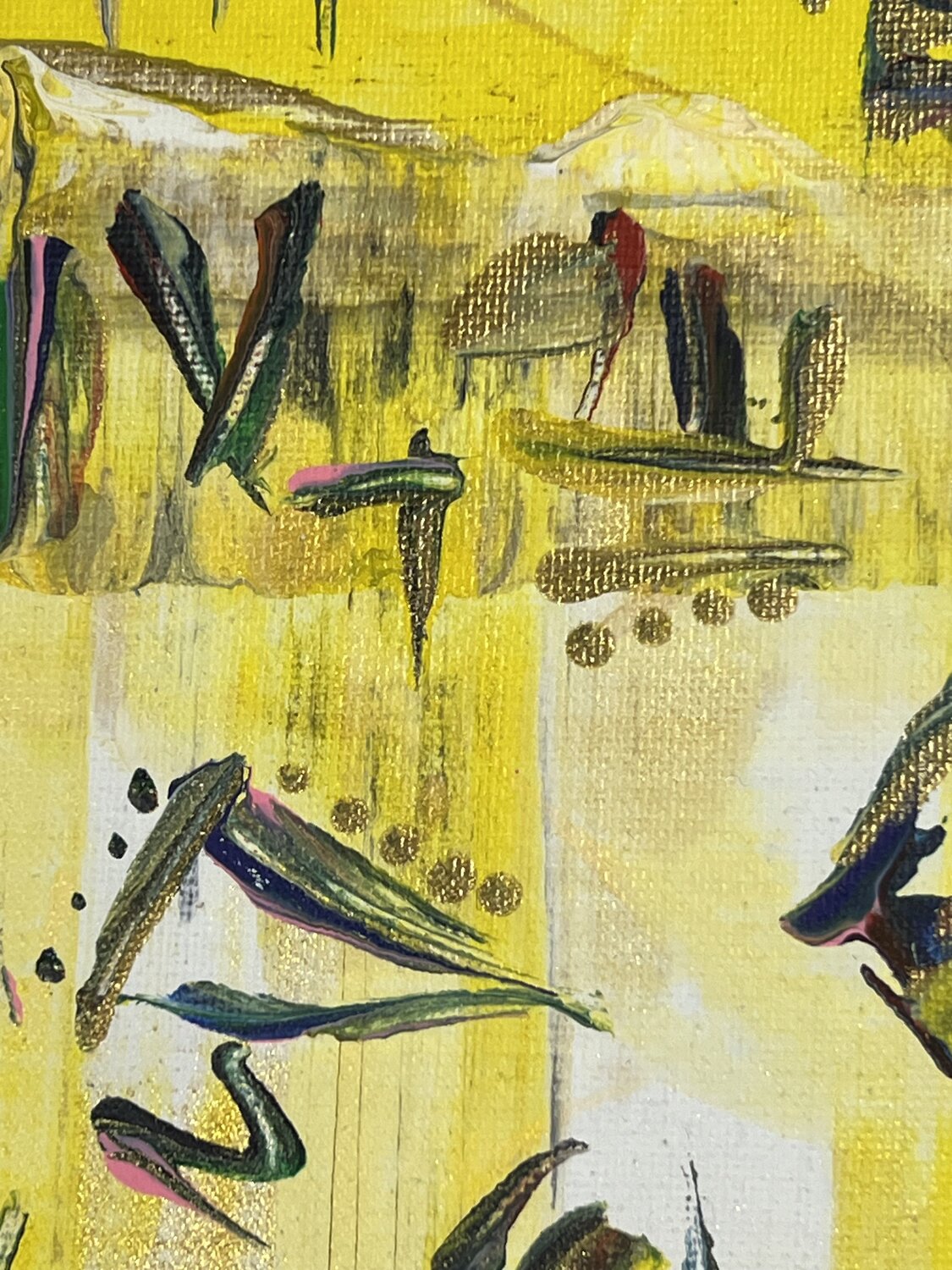 Solve the Matrix von S. Bothé (2025): Malerei Acryl, Öl auf Leinwand ...