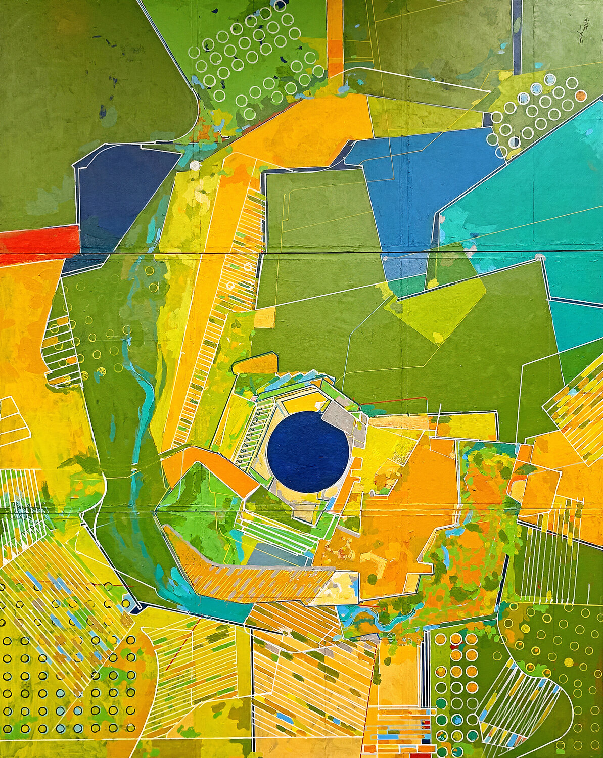 SAT 12/2024 Tríptico de IGNACIO KLINDWORTH (2024): Pintura Acrílico ...