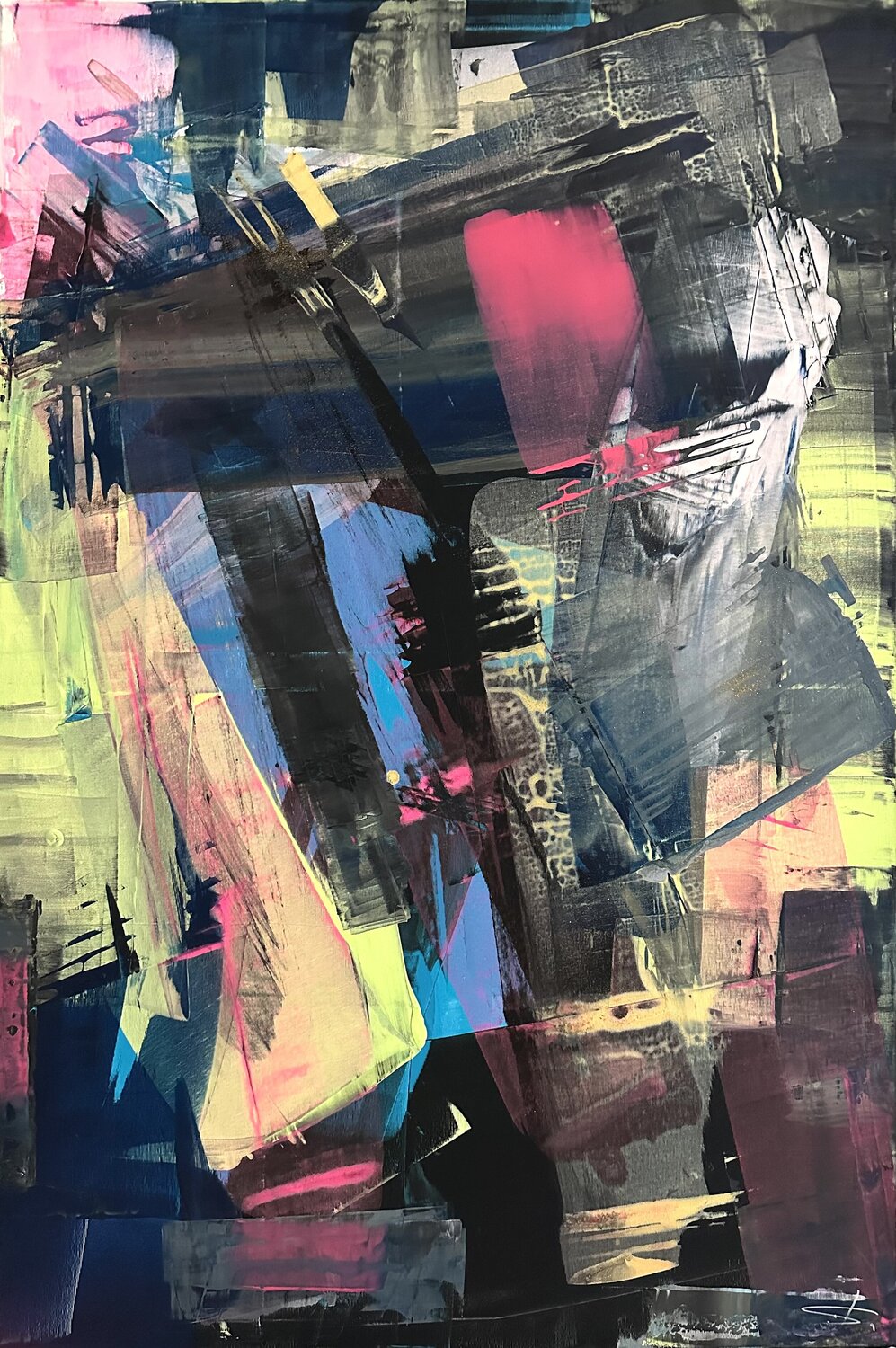 Endless by milan sopko (2024) : Painting Acrylic, Spray Paint on Canvas ...