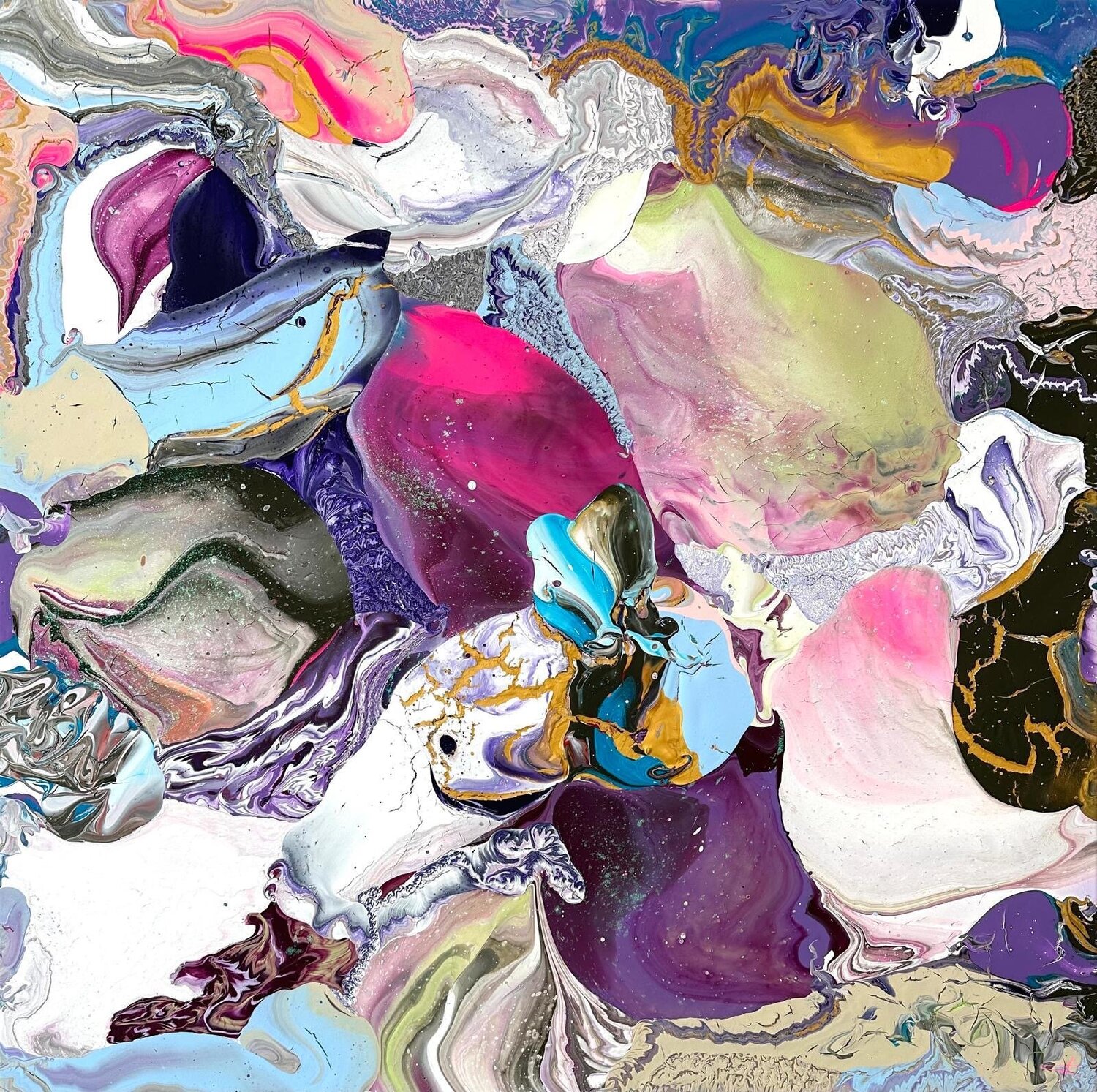 Candy shop de milan sopko (2023): Pintura Acrílico en Lienzo - Singulart