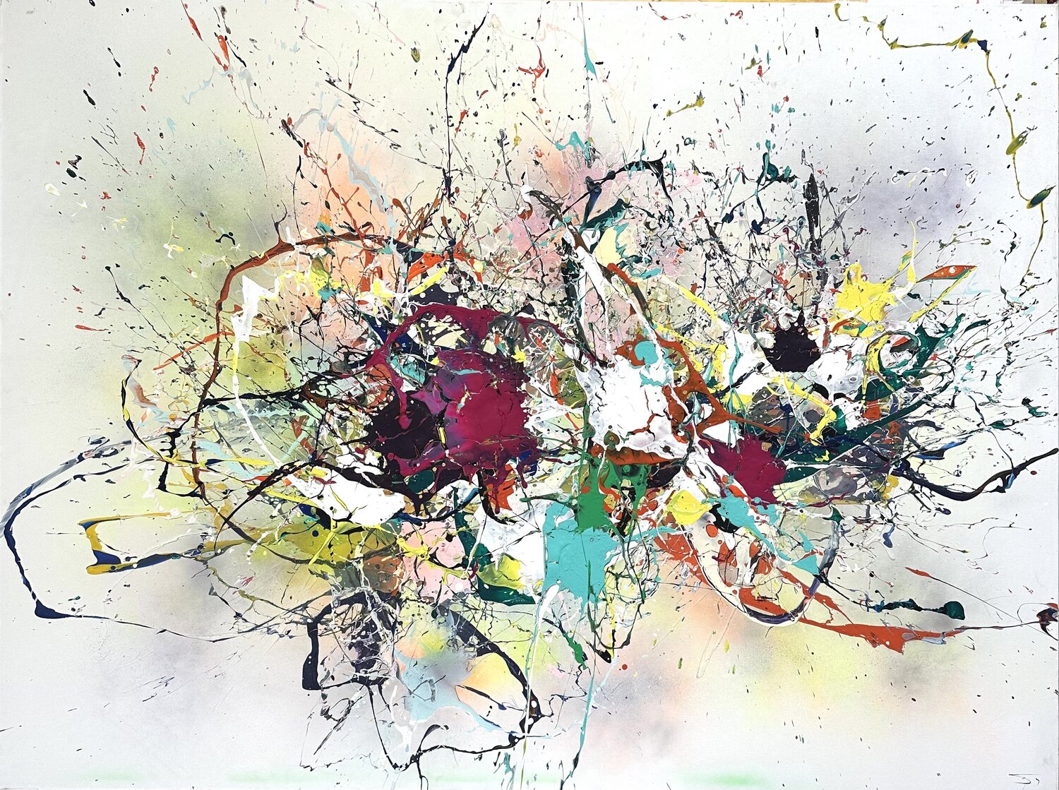 Galapagos 3 de milan sopko (2025): Pintura Acrílico, Pintura en spray ...