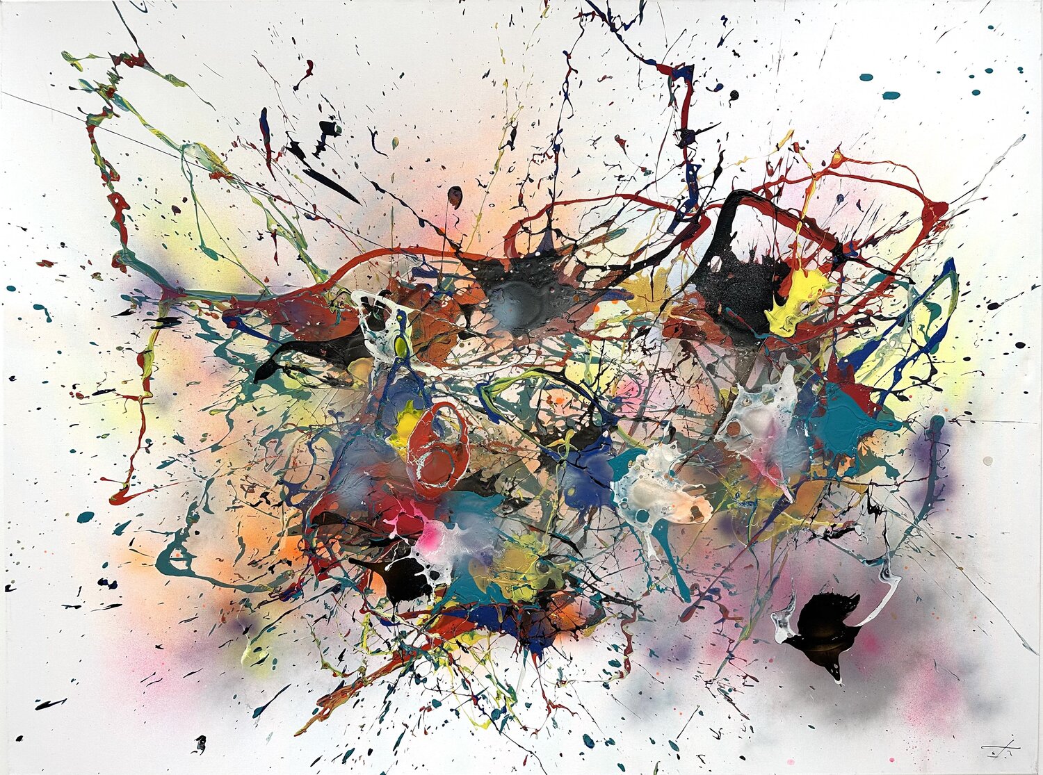 Galapagos 5 by milan sopko (2025) : Painting Acrylic, Spray Paint on ...