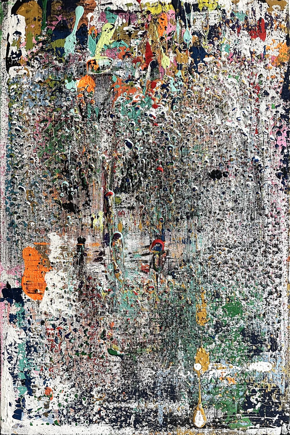 Colors cascade by milan sopko (2025) : Painting Acrylic on Canvas ...