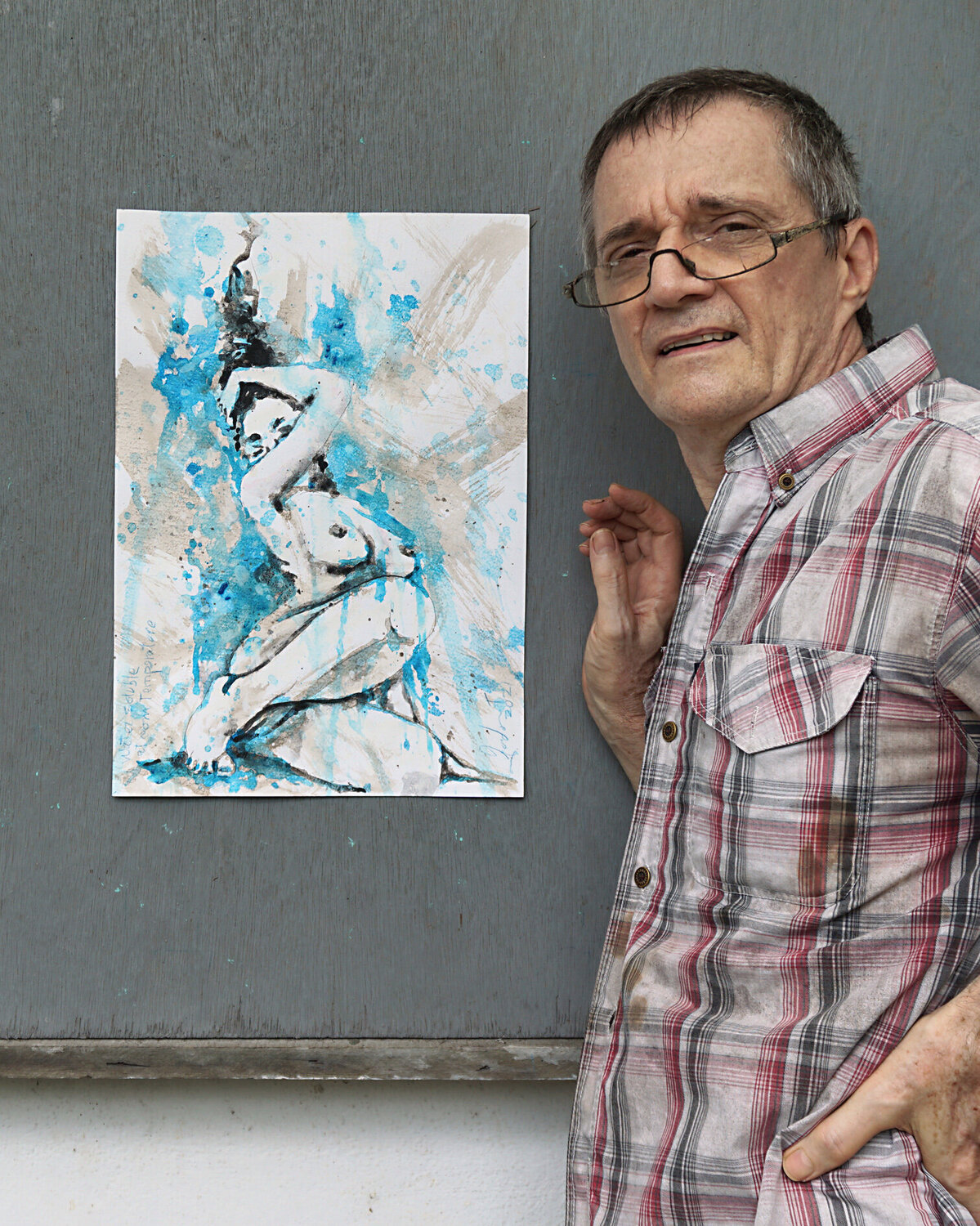 Water soluble at room temperature by Gordon Tardio (2021) : Painting ...