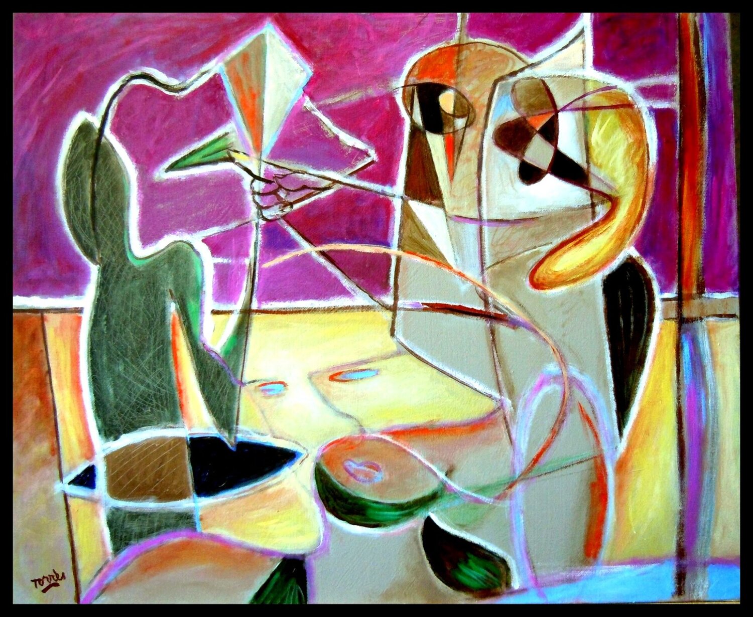 Le Coup de Soleil de Pierre-Louis TORRES (N.D): Pintura Acrílico en ...