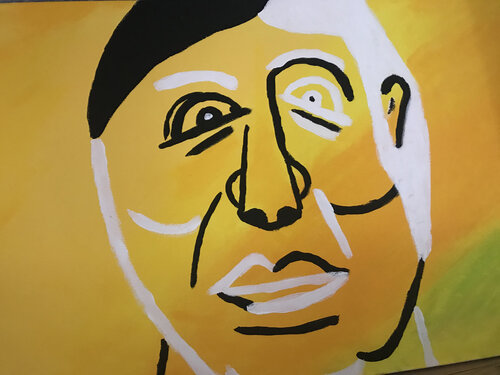 delimité von Eric Charles-Louis Piette (2026): Malerei Acryl auf ...