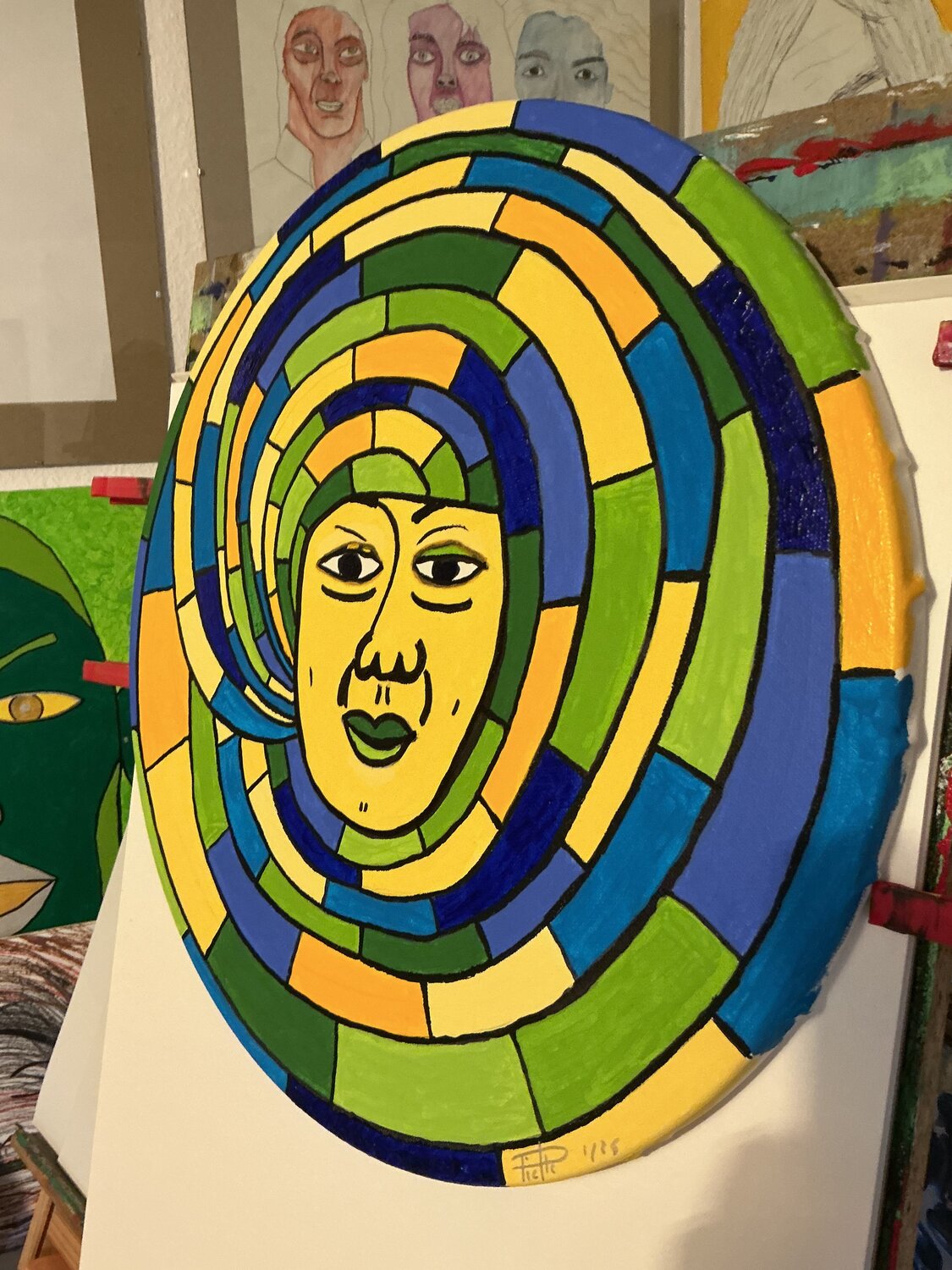 delimité von Eric Charles-Louis Piette (2026): Malerei Acryl auf ...