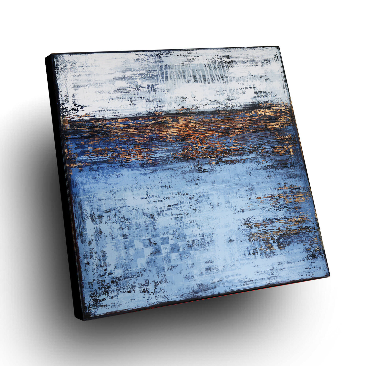 BLUE WATER by Inez Froehlich (2023) : Painting Acrylic, Gilding on ...