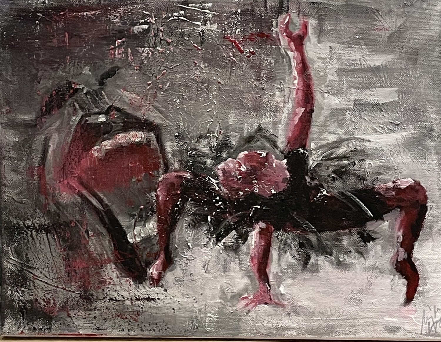 on scene 1 by Anja Küttel (2025) : Painting Acrylic on Canvas - Singulart