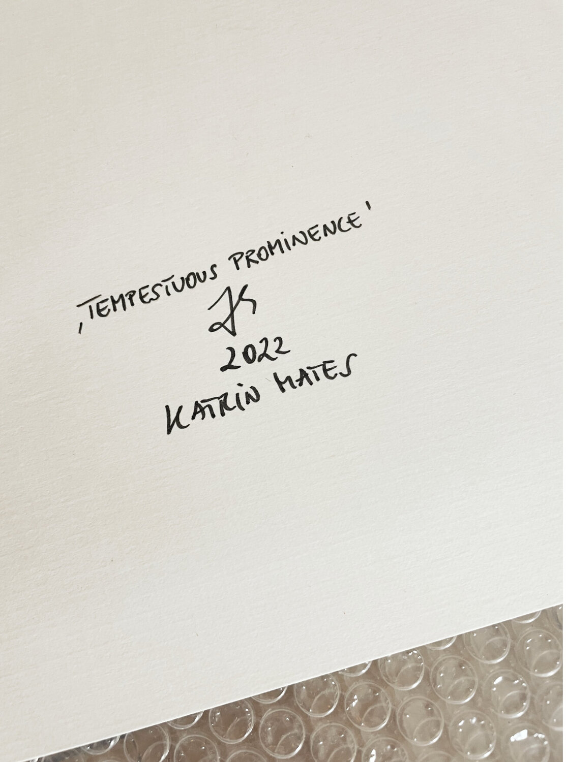 Tempestuous Prominence - Sonnensturm by Katrin Mates (2022) : Painting ...