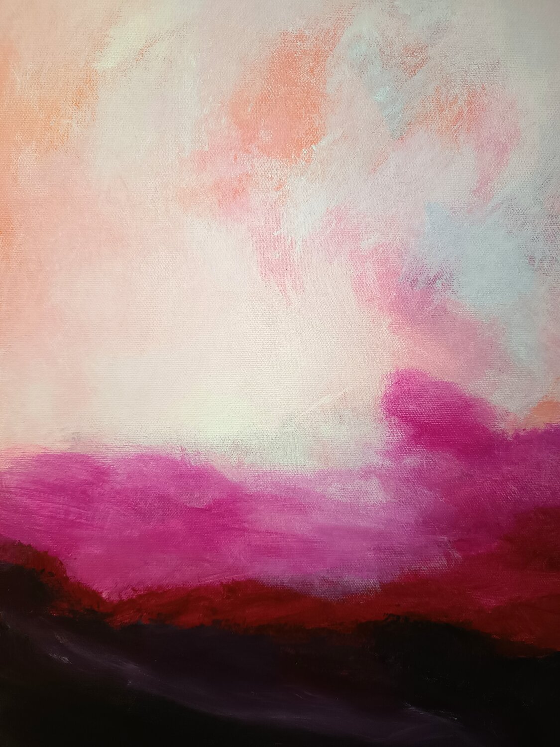 The Fire of Silence by Danijela Kostic (2026) : Painting Acrylic on ...
