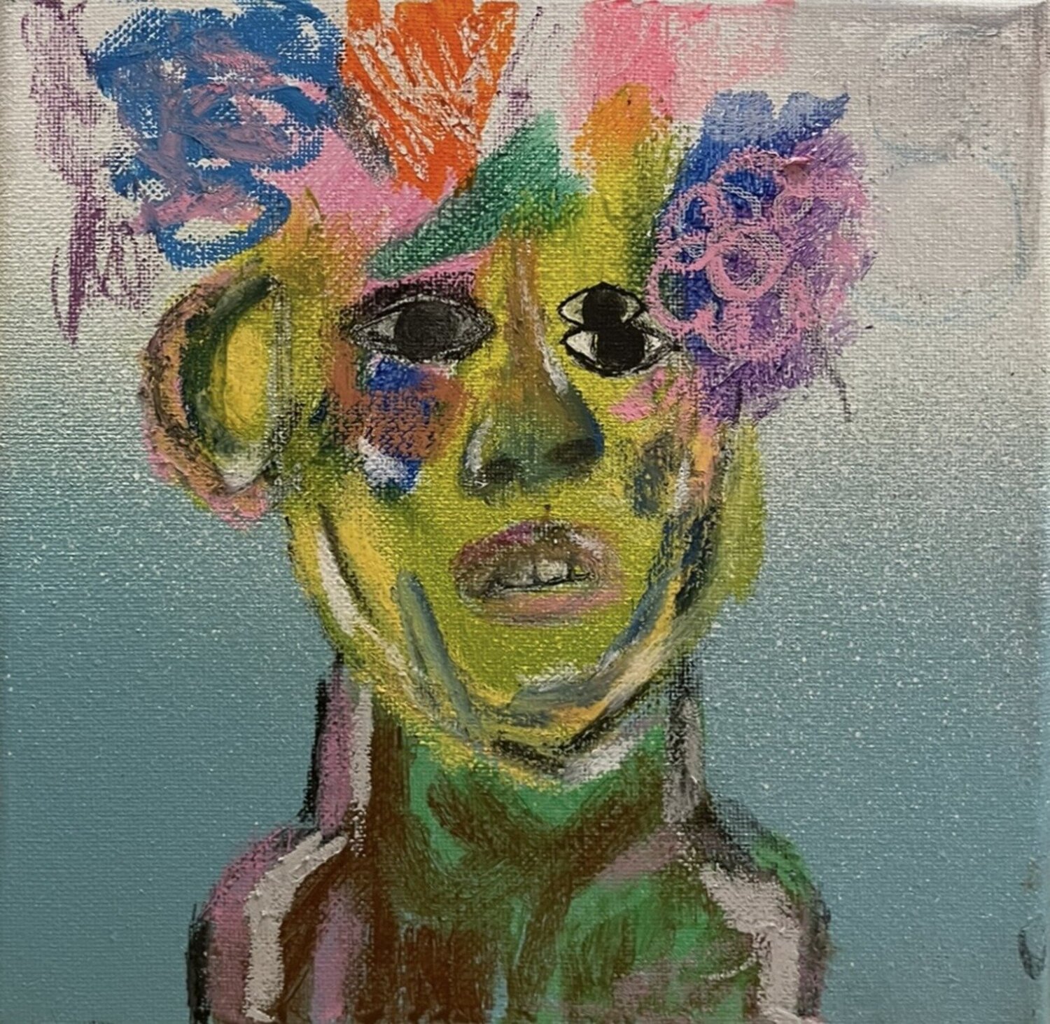 Still, It Hurts by Alexander the Gray (2024) : Painting Oil Pastel on ...