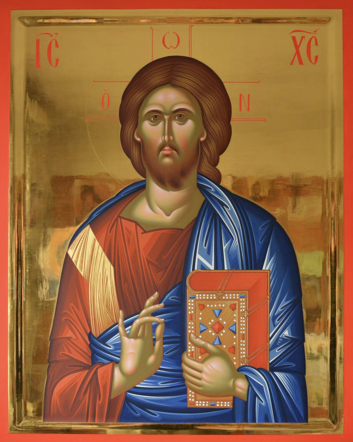 Jesus Christ Pantocrator de Daniel Neculae (2022): Pintura Tempera ...