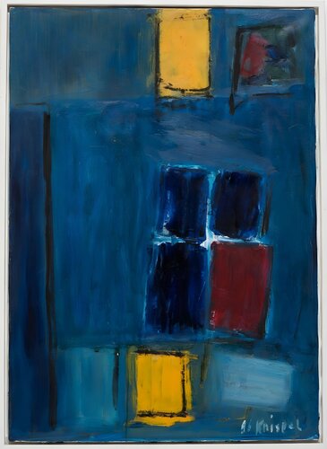 Riß in der Mauer de Dr. Martin Knispel (1996) : Peinture Huile sur ...