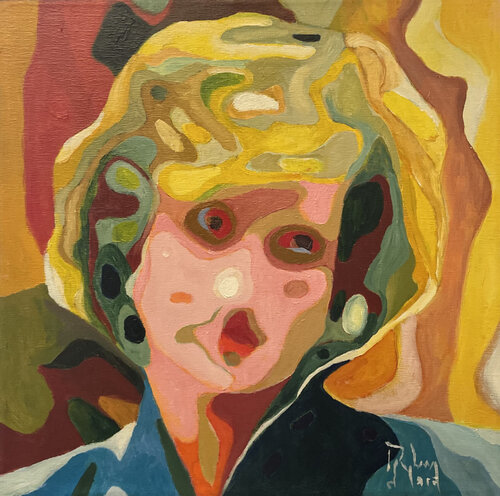 PORTRAIT OF JFK de Román Manrique de Lara (2023): Pintura Óleo en Lienzo - Singulart