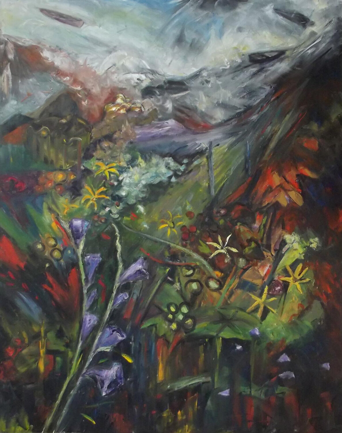 Pending Storm by Wendy Raphael (2013) : Painting Oil on Canvas - Singulart