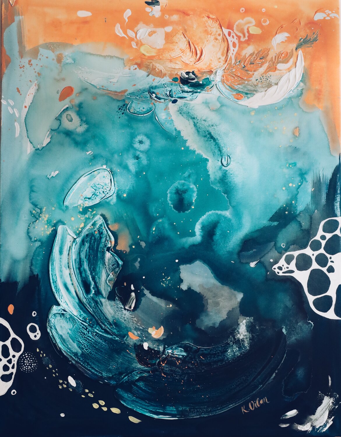 Light Depth de Karina Savina (2025): Pintura Acrílico en Lienzo - Singulart