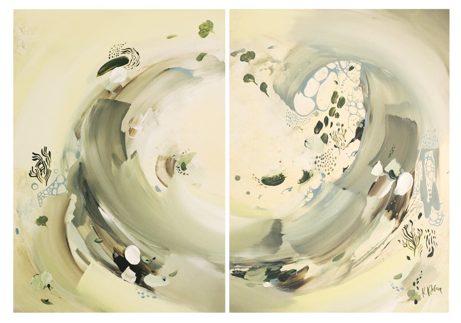 Joyful whirlwind de Karina Savina (2025): Pintura Acrílico en Lienzo ...